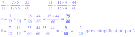 Comprendre le calcul numérique d’une écriture fractionnaire